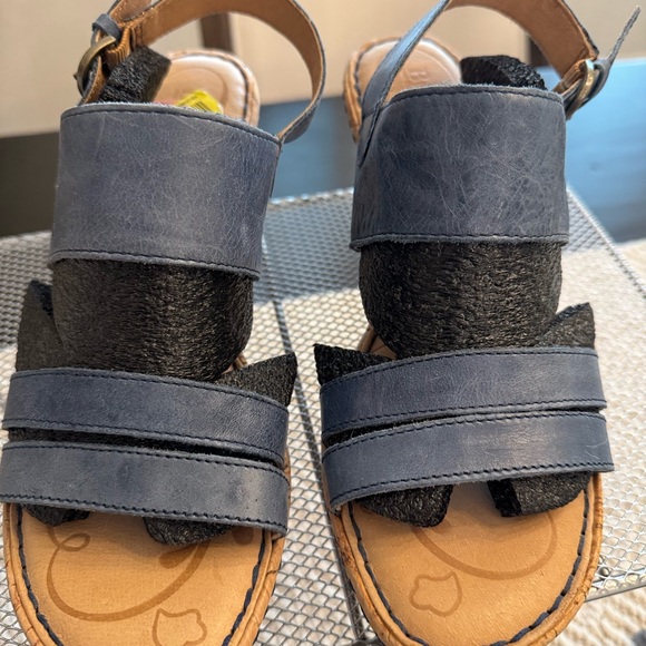 Born | Shoes | Womens Born Blue Wedges Sz 9 | Poshmark